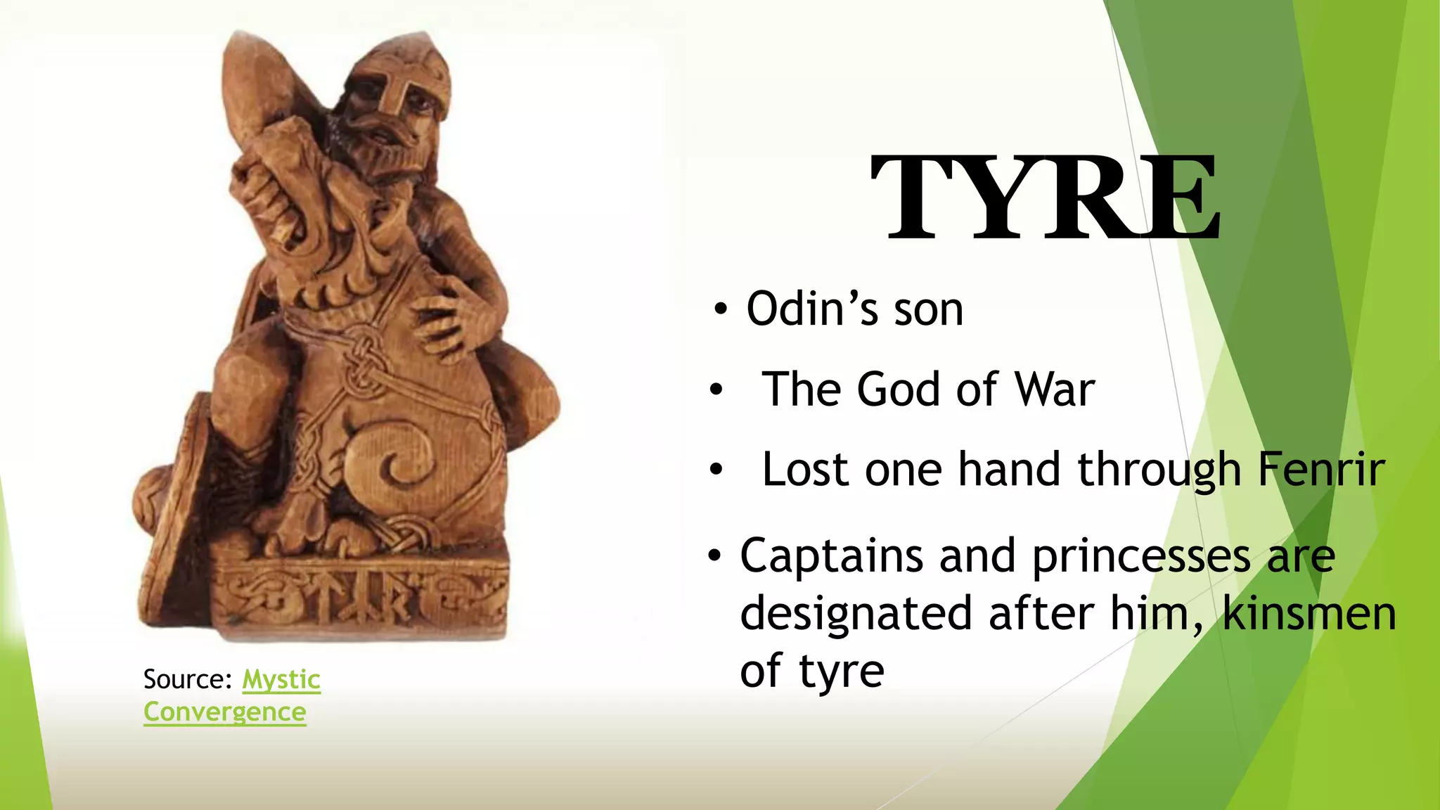 Norse Mythology 13 Major Deities | PPT