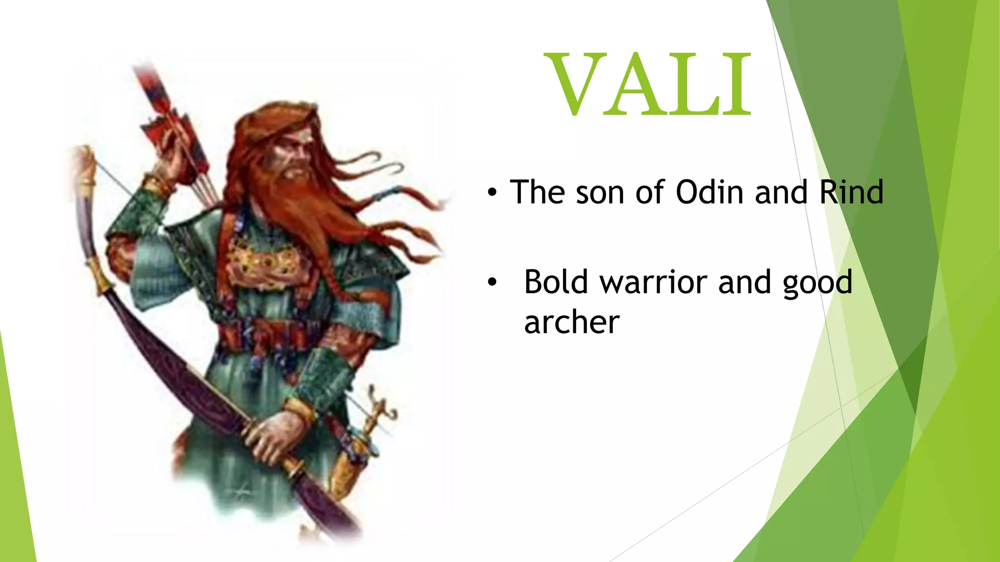 Norse Mythology 13 Major Deities | PPT