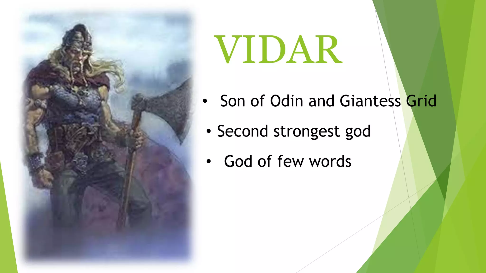 Norse Mythology 13 Major Deities | PPT