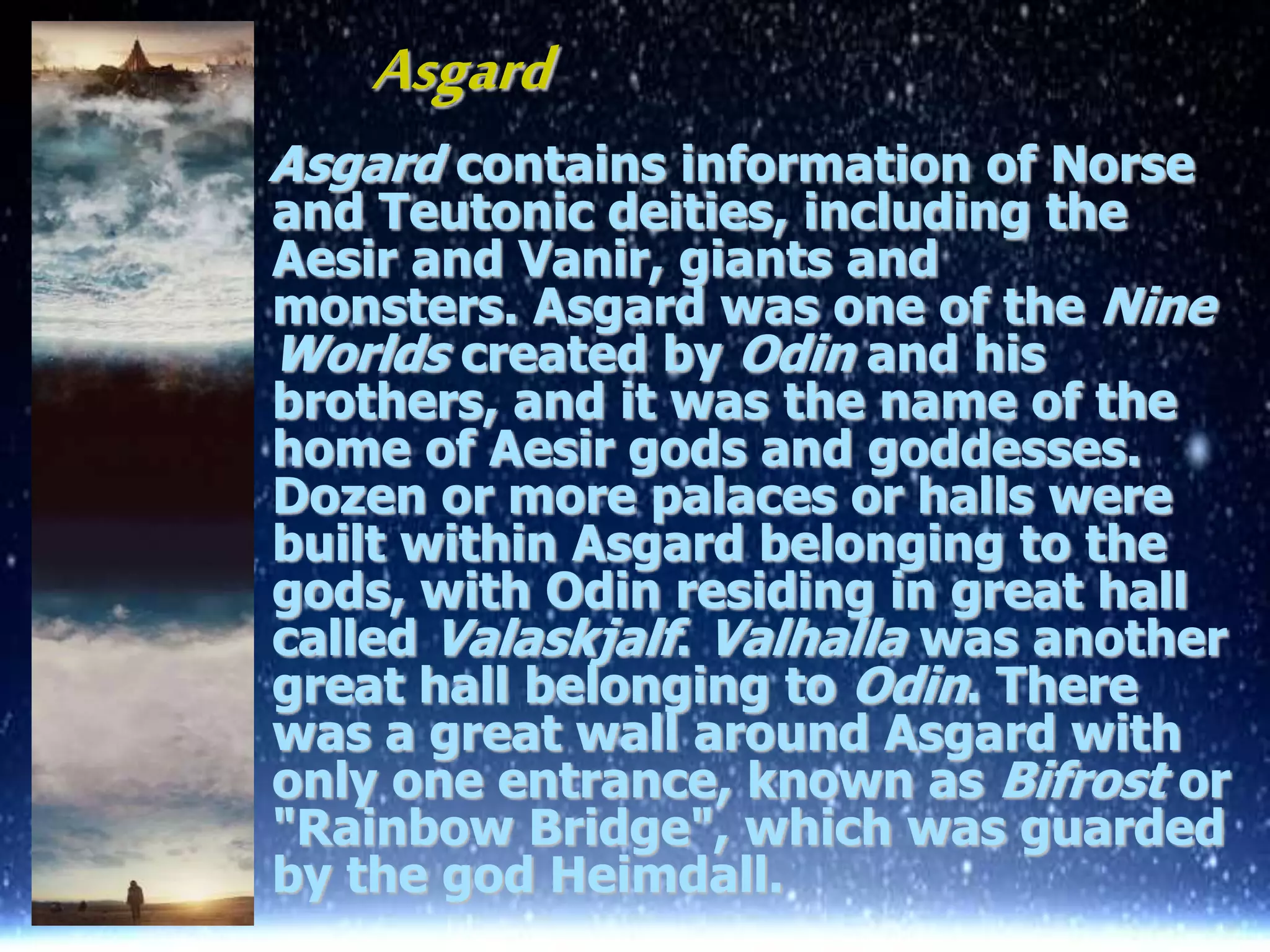 Norse gods and goddesses v2 | PPTX