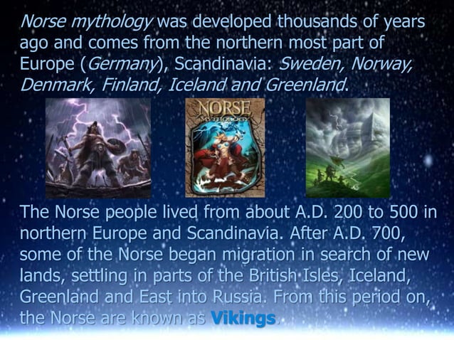Norse gods and goddesses v2 | PPTX