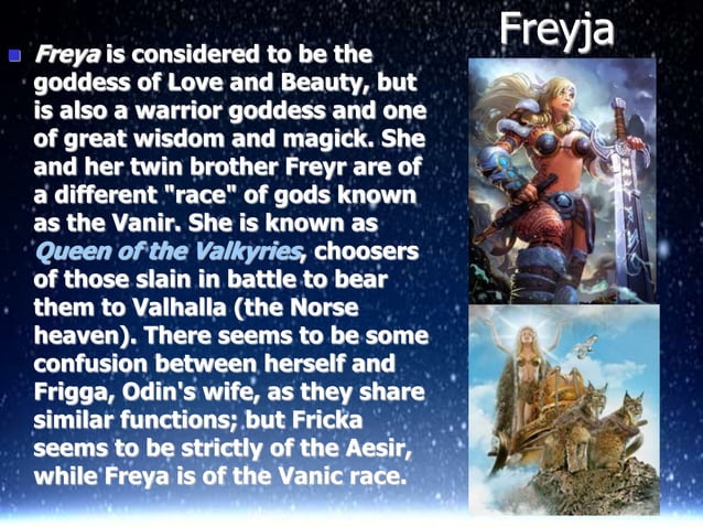 Norse gods and goddesses v2 | PPTX