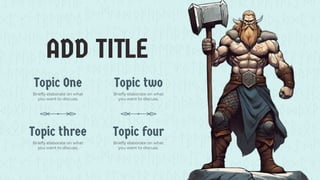 Norse Mythology Lesson.pptx. ARTE MITOLOGICA | PPT