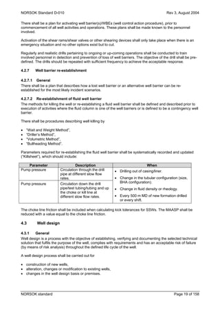 Well integrity in drilling and well operations | PDF