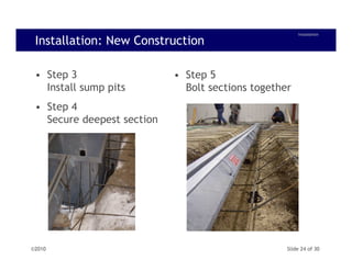 U-Shaped, Non-Grated, Pre-Engineered Trench Drains – Norstar Industries ...