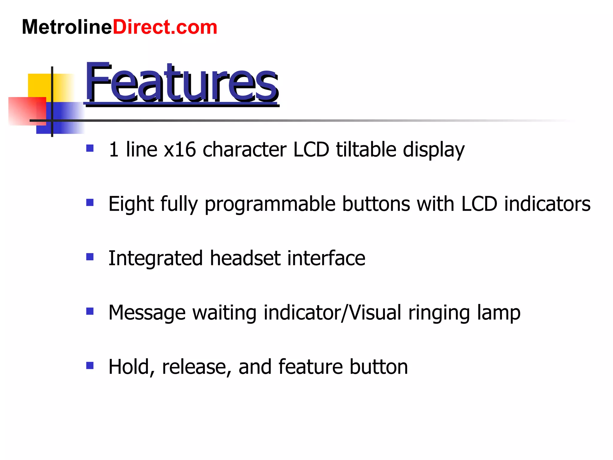 Norstar T7208 Telephone | PPT