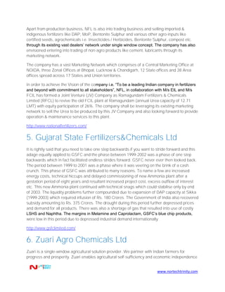 Nortech trinity EPC opportunity in fertilizer plants in india | PDF