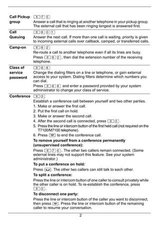 Nortel Norstar ICS telephone feature guide | PDF