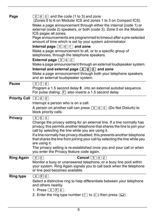 Nortel Norstar ICS telephone feature guide | PDF