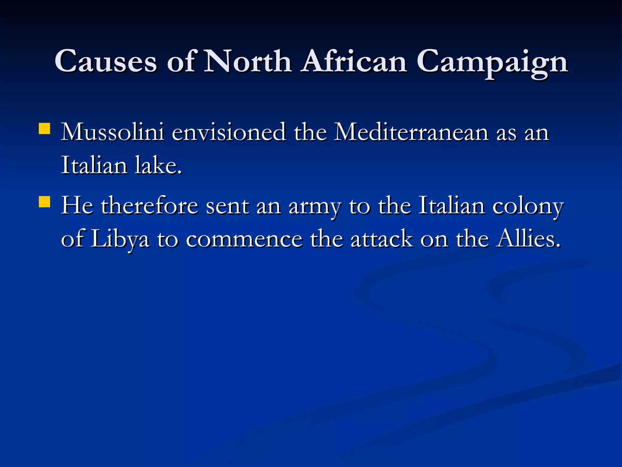 North Africa Campaign | PPT