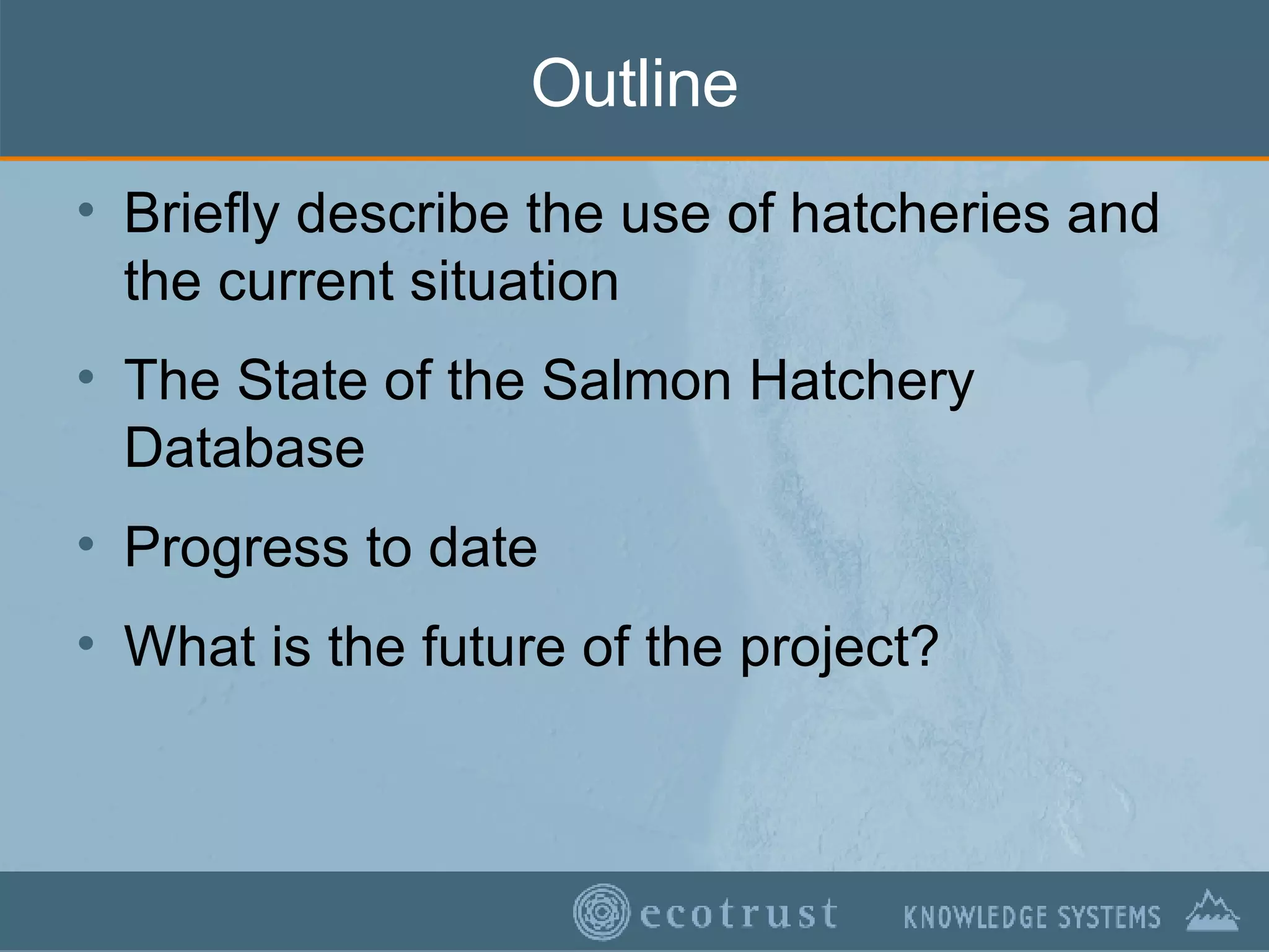 North Pacific Salmon Hatchery Database | PPT
