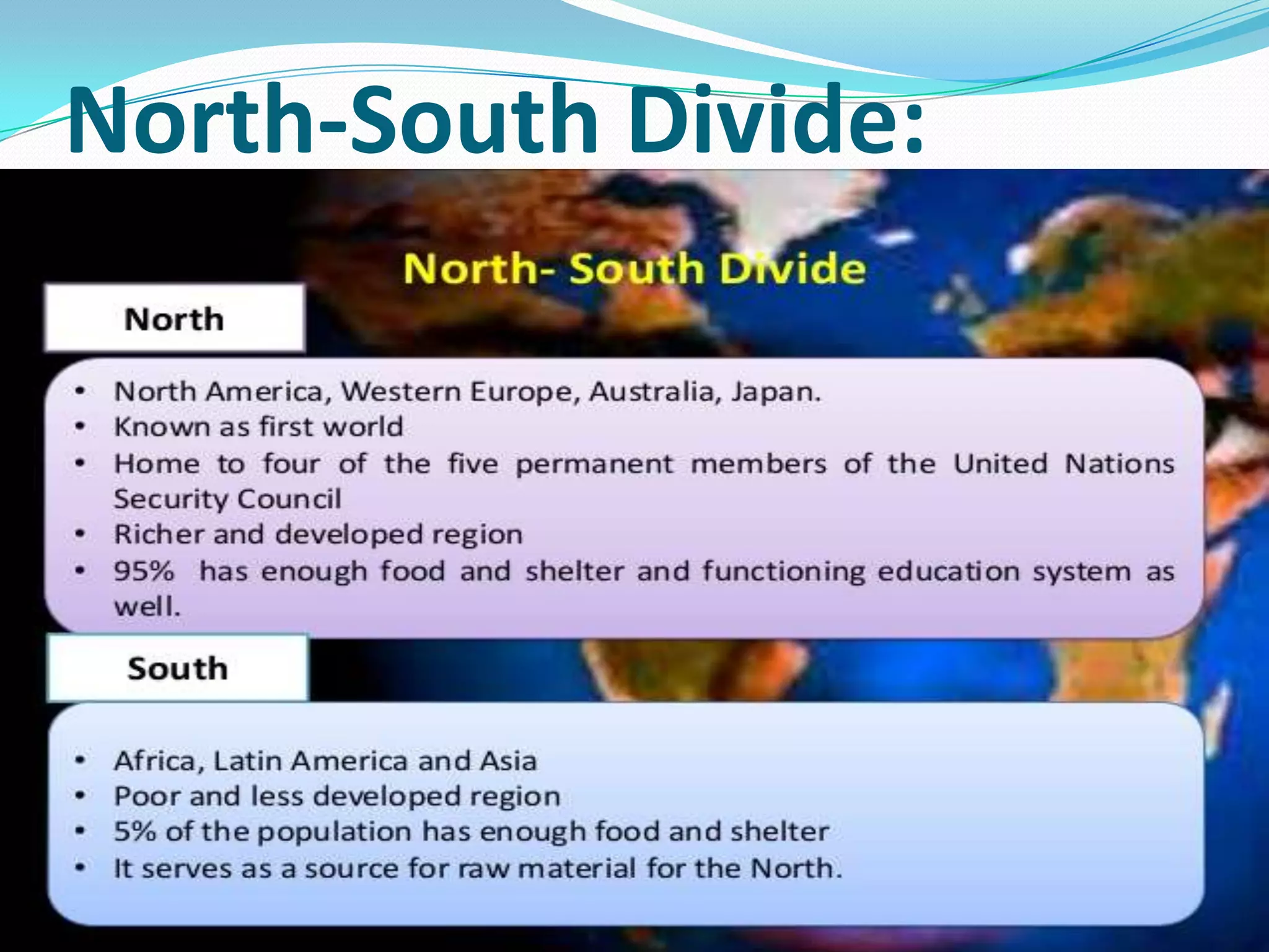 The North-South Gap | PPTX