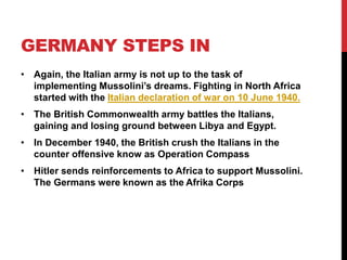 North africa campaign | PPTX