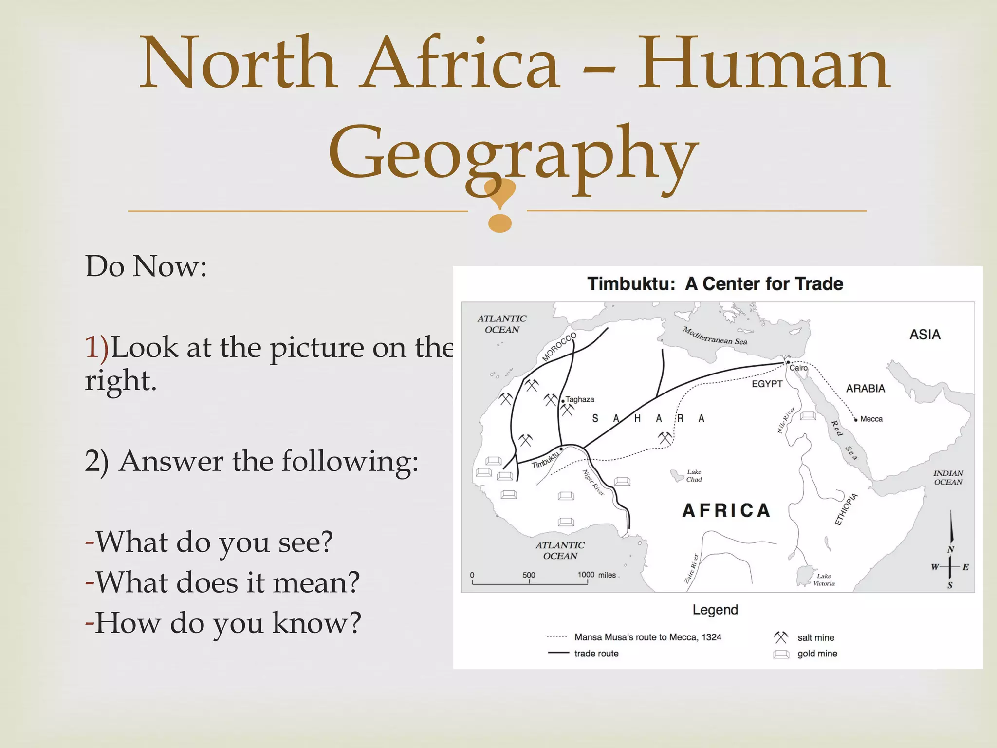 North Africa – Human Geography | PPT