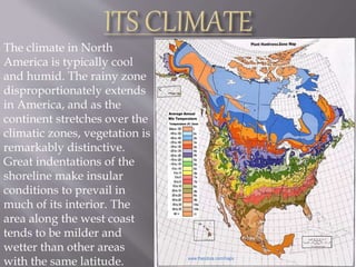 Geography of North america | PPTX