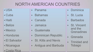 North america | PPT