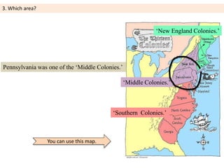 Prepare a powerpoint about one of the 13 North American Colonies | PPTX