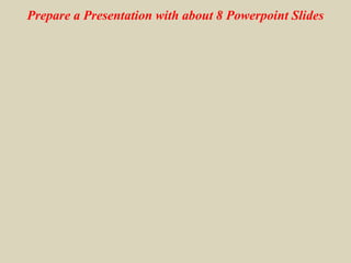 Prepare a powerpoint about one of the 13 North American Colonies | PPTX
