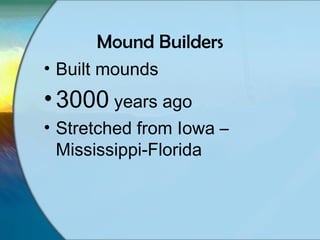 North american cultures moundbuilders 1 adena | PPT