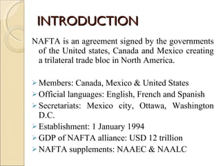 North American Free Trade Agreement | PPT