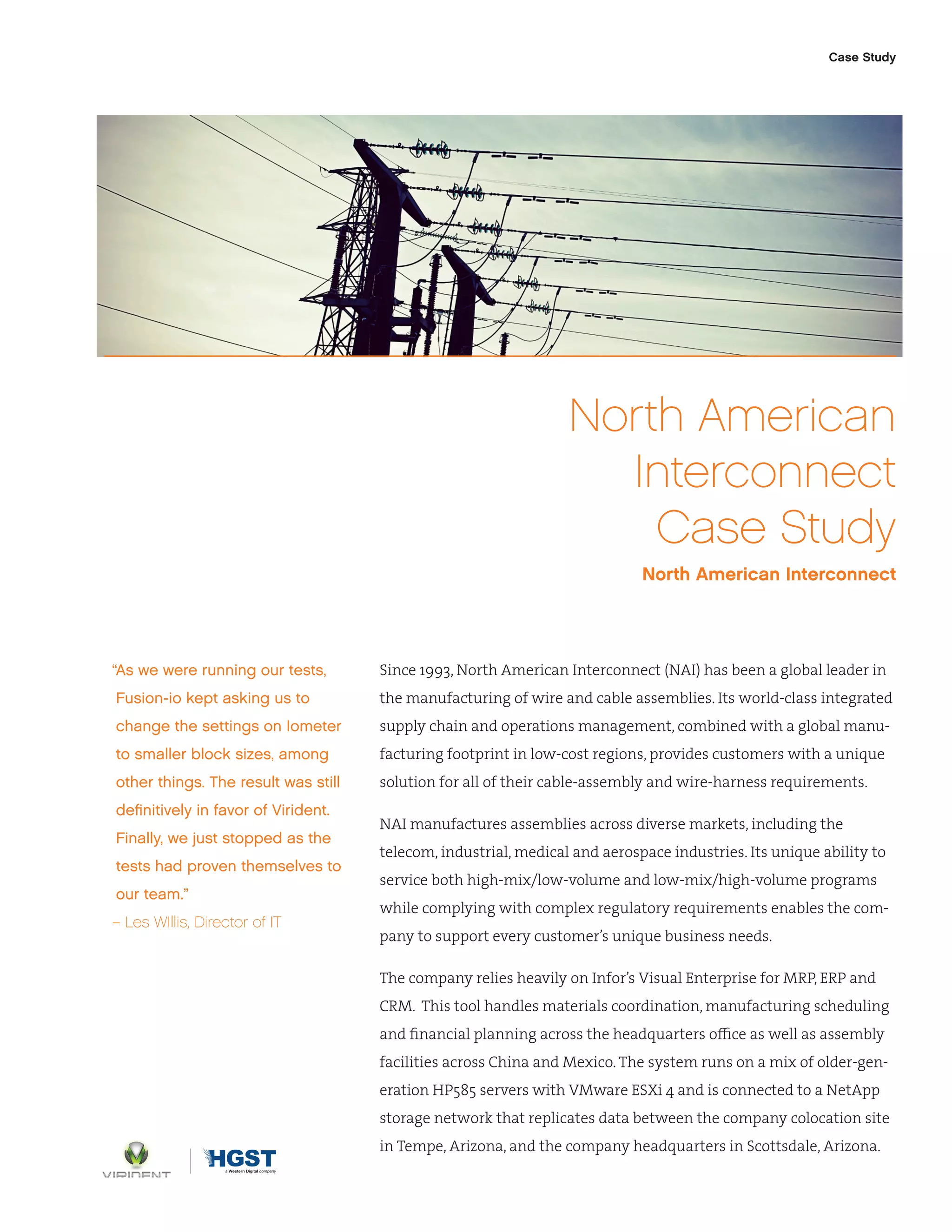 North American Interconnect Case Study | PDF | Computing | Technology ...