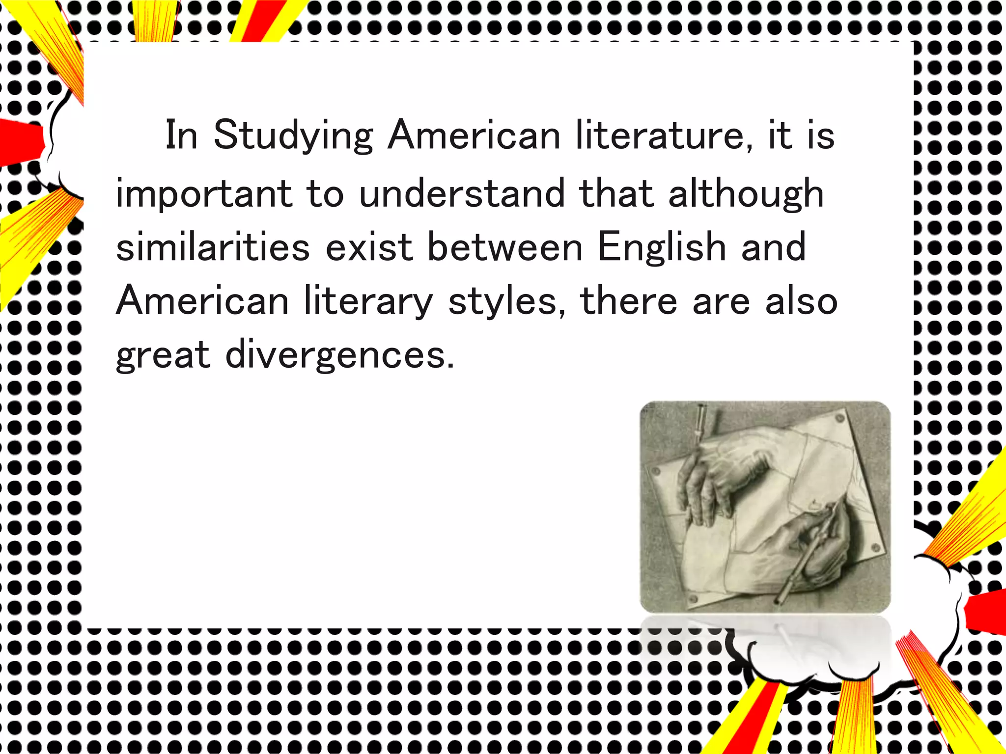 North american literature | PPTX