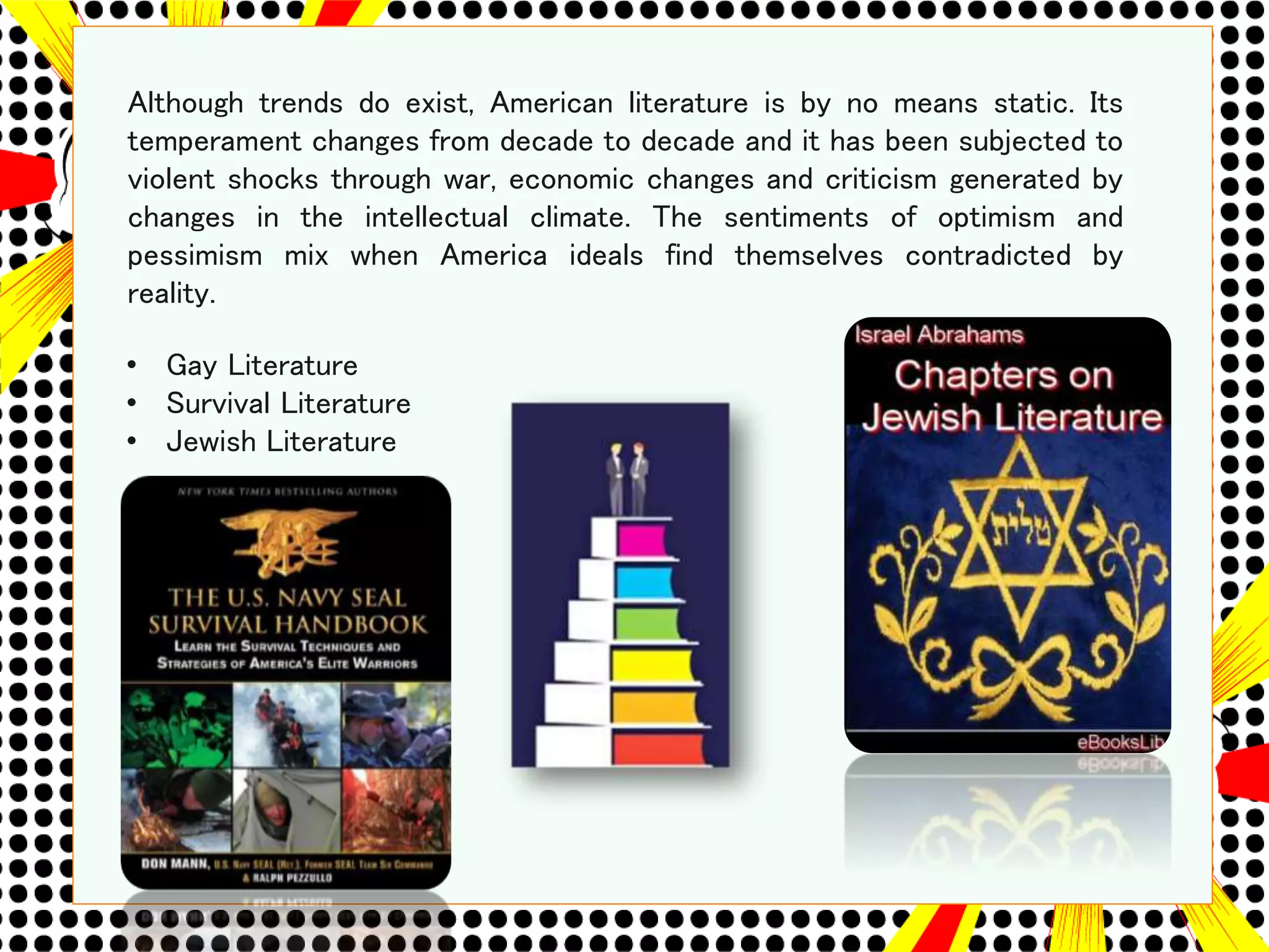 North american literature | PPTX