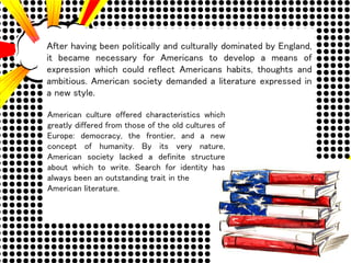 North american literature | PPTX