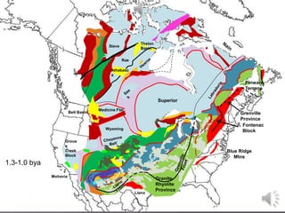North American Precambrian Craton Part A | PPSX | Geography | Science