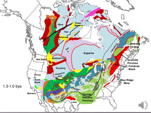 North American Craton Map
