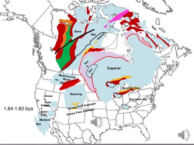North American Craton Map
