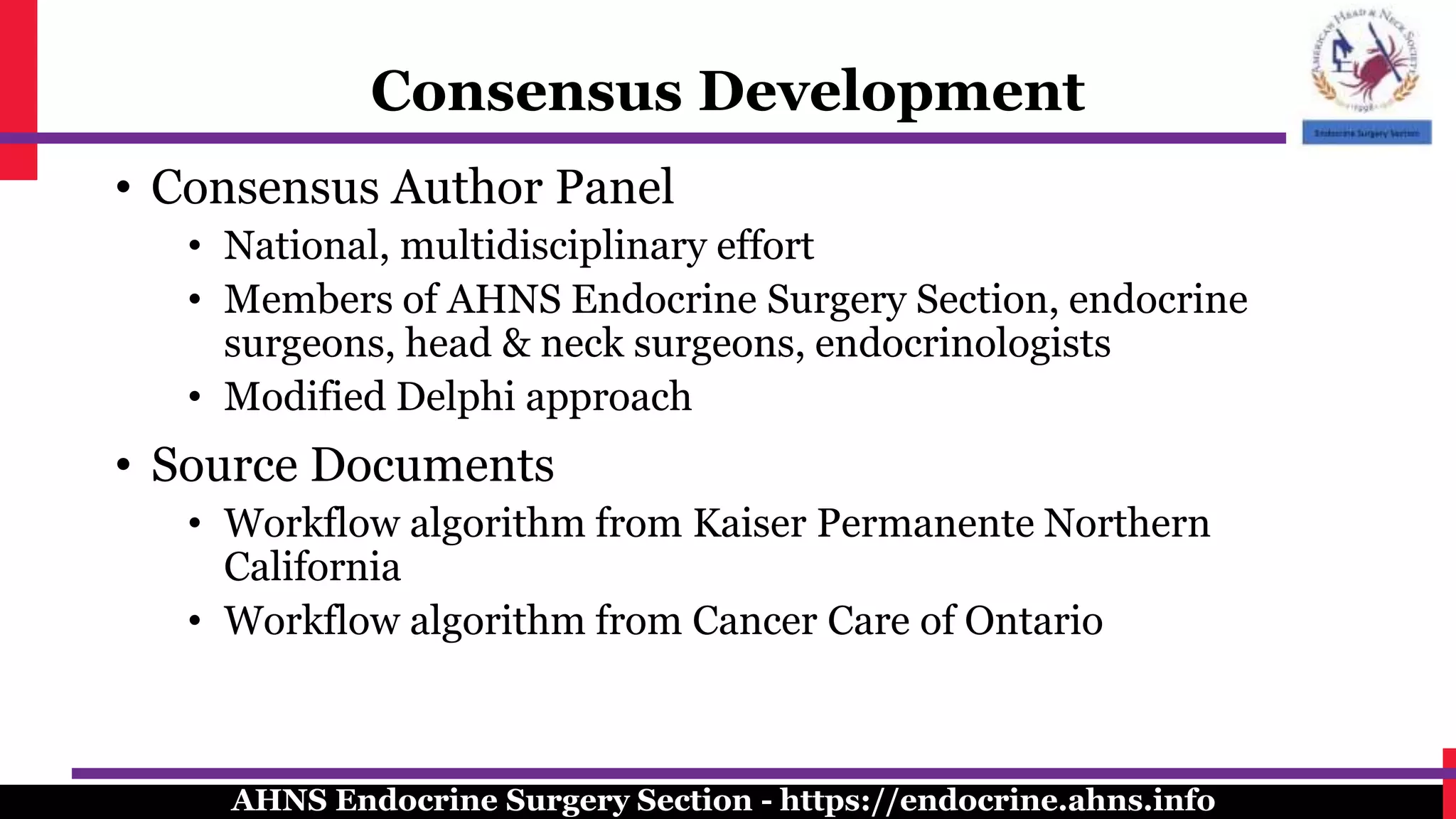 North American quality statements and evidence based multidisciplinary workflow algorithms for ...