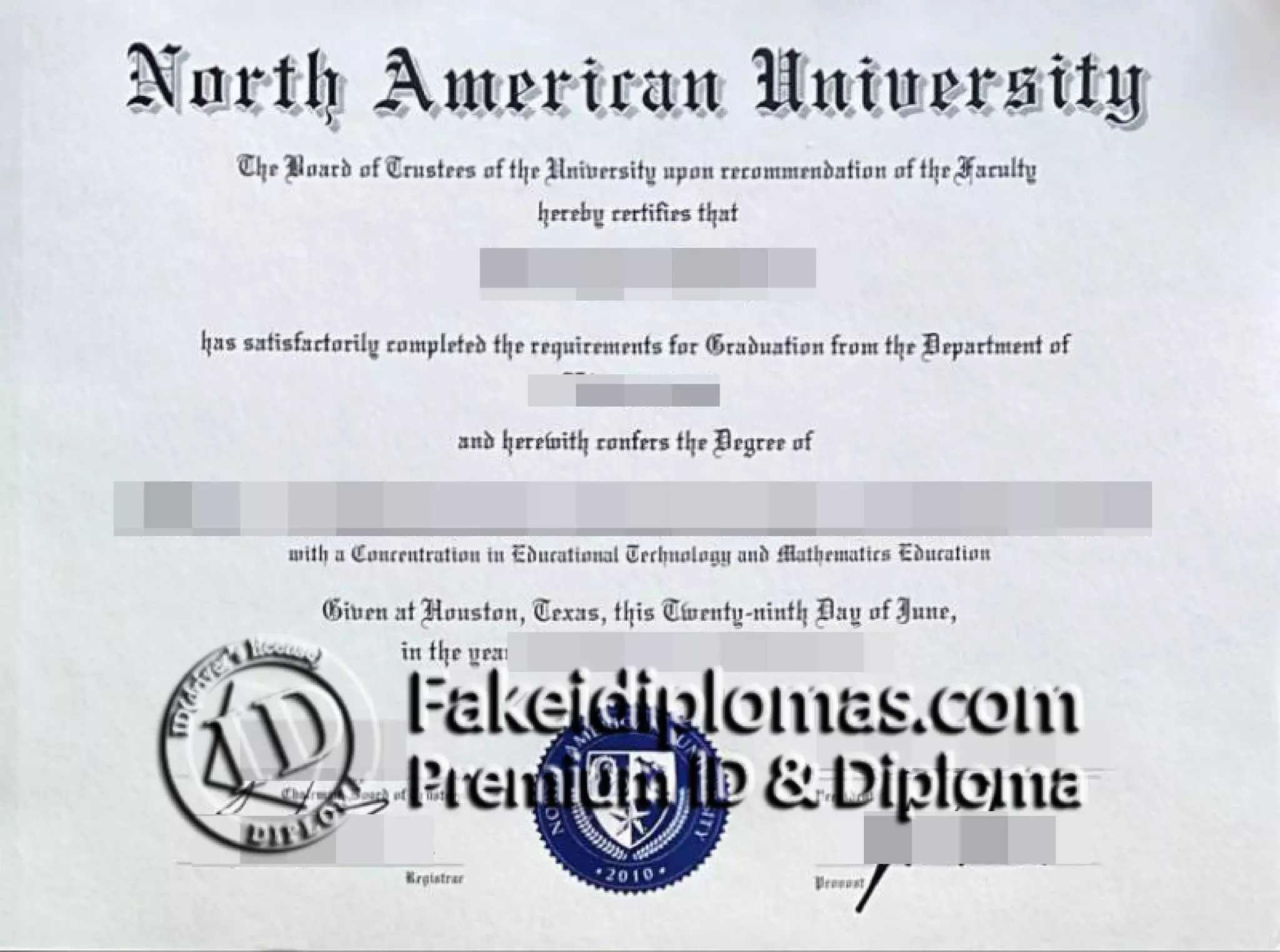 North America University degree | PDF