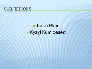 Turan Plain In Russia