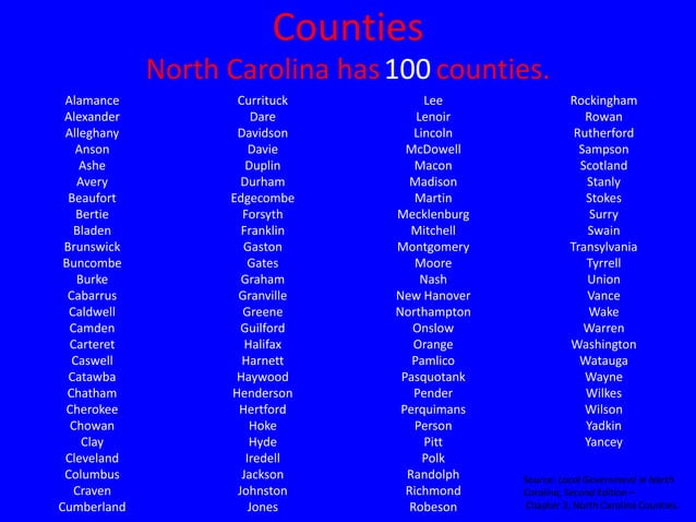 North Carolina Facts | PPTX