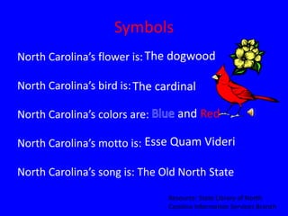 North Carolina Facts | PPTX