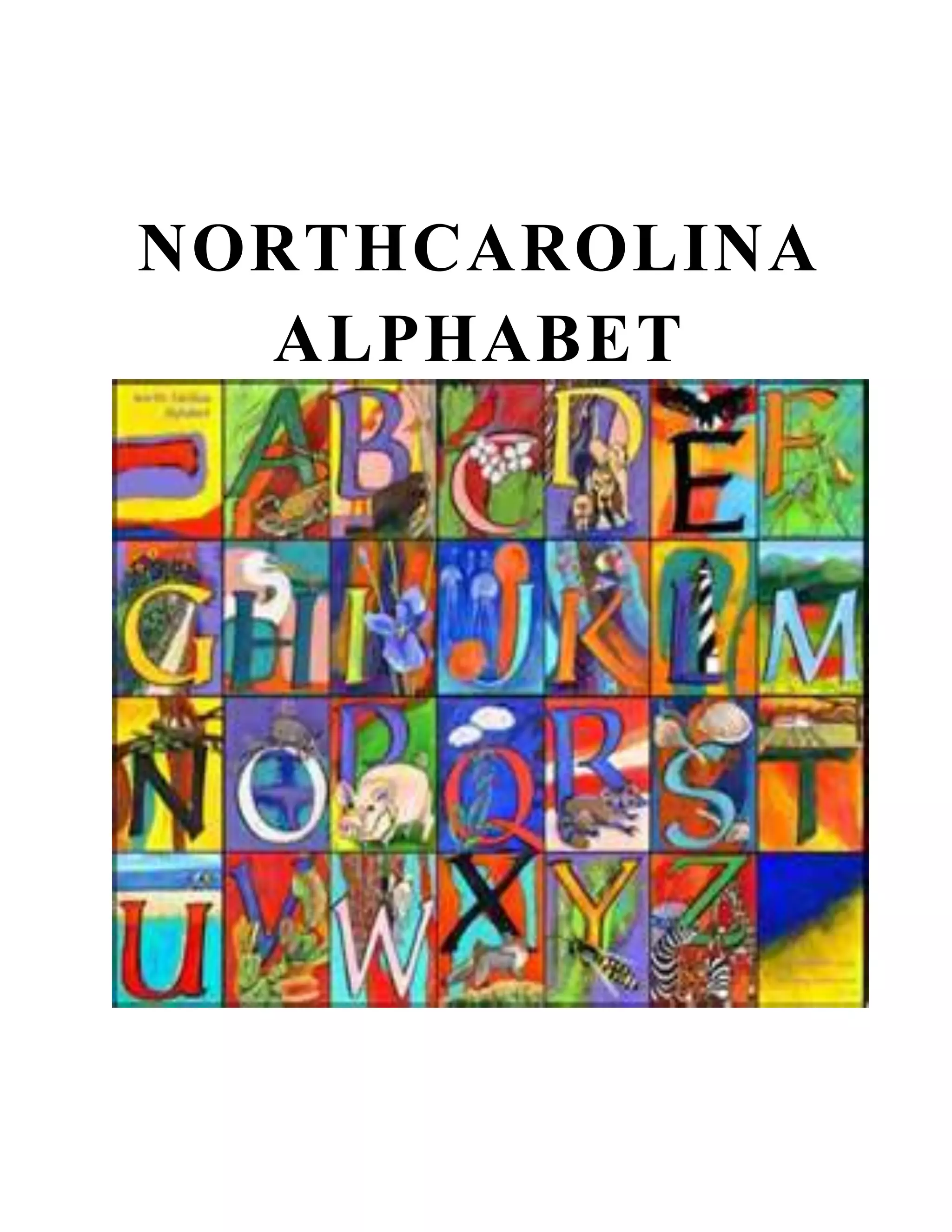 North Carolina alphabet | DOCX