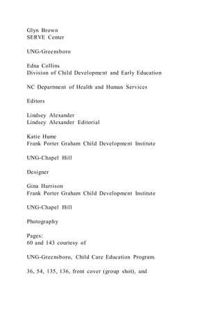 North carolina foundations for early learning and devel | DOCX