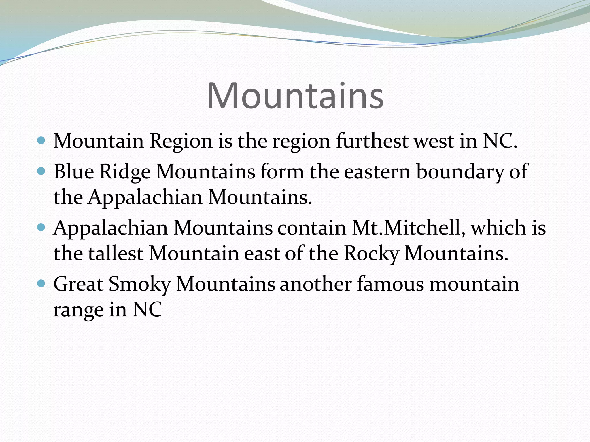 North carolina geography | PPTX