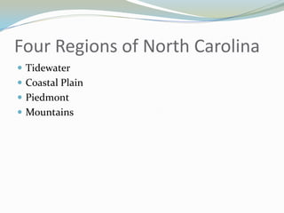 North carolina geography | PPTX