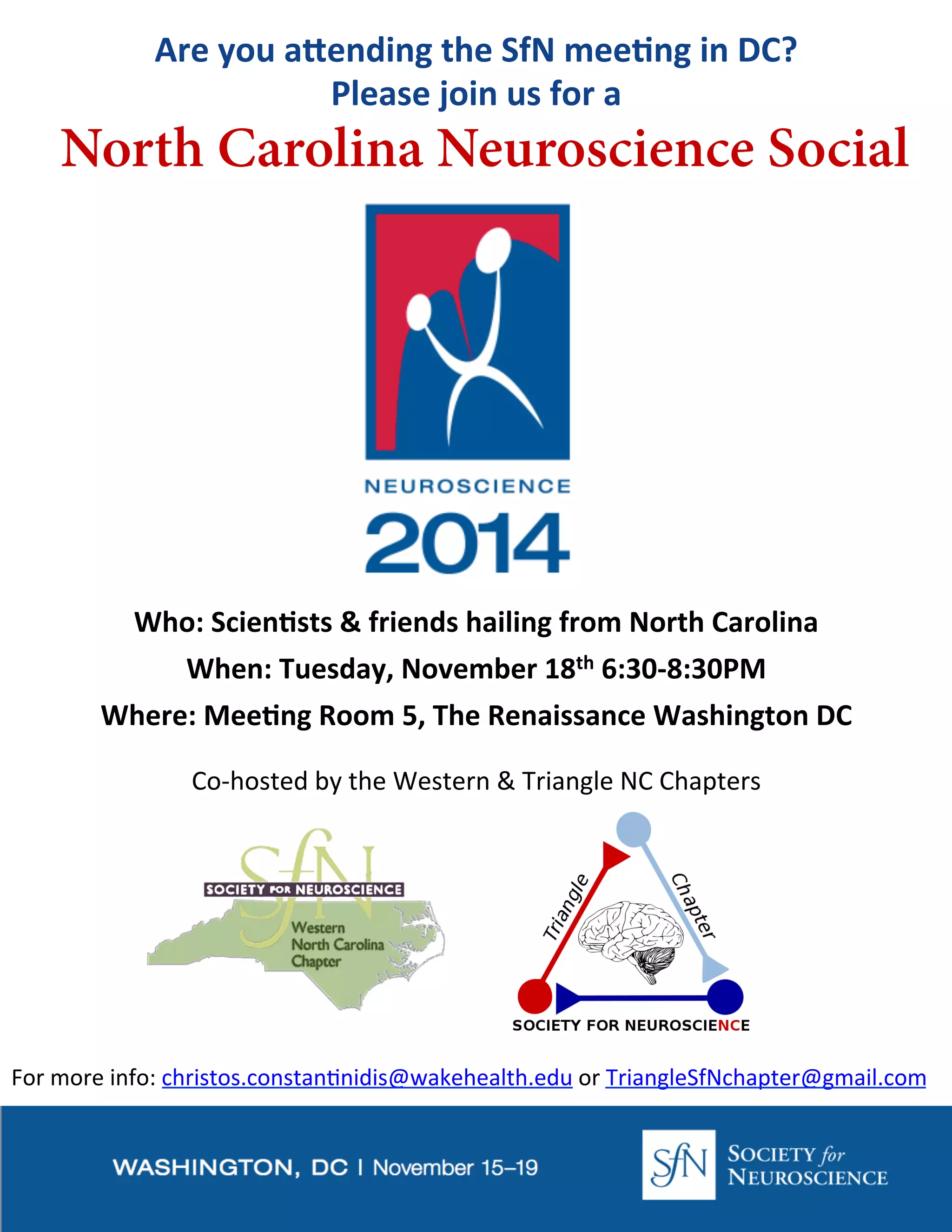 North carolina neuroscience social flyer | PDF