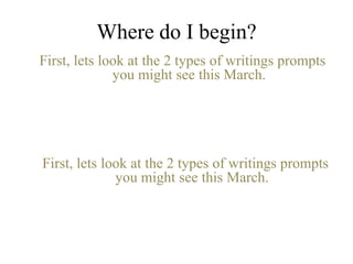 The 5 Features of Writing | PPTX