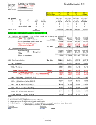 Northcrest sample computation | PDF