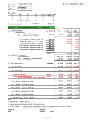 Northcrest sample computation | PDF