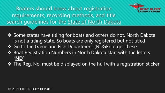 North Dakota boat registration | PPTX