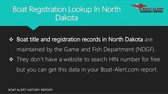 North Dakota boat registration | PPTX