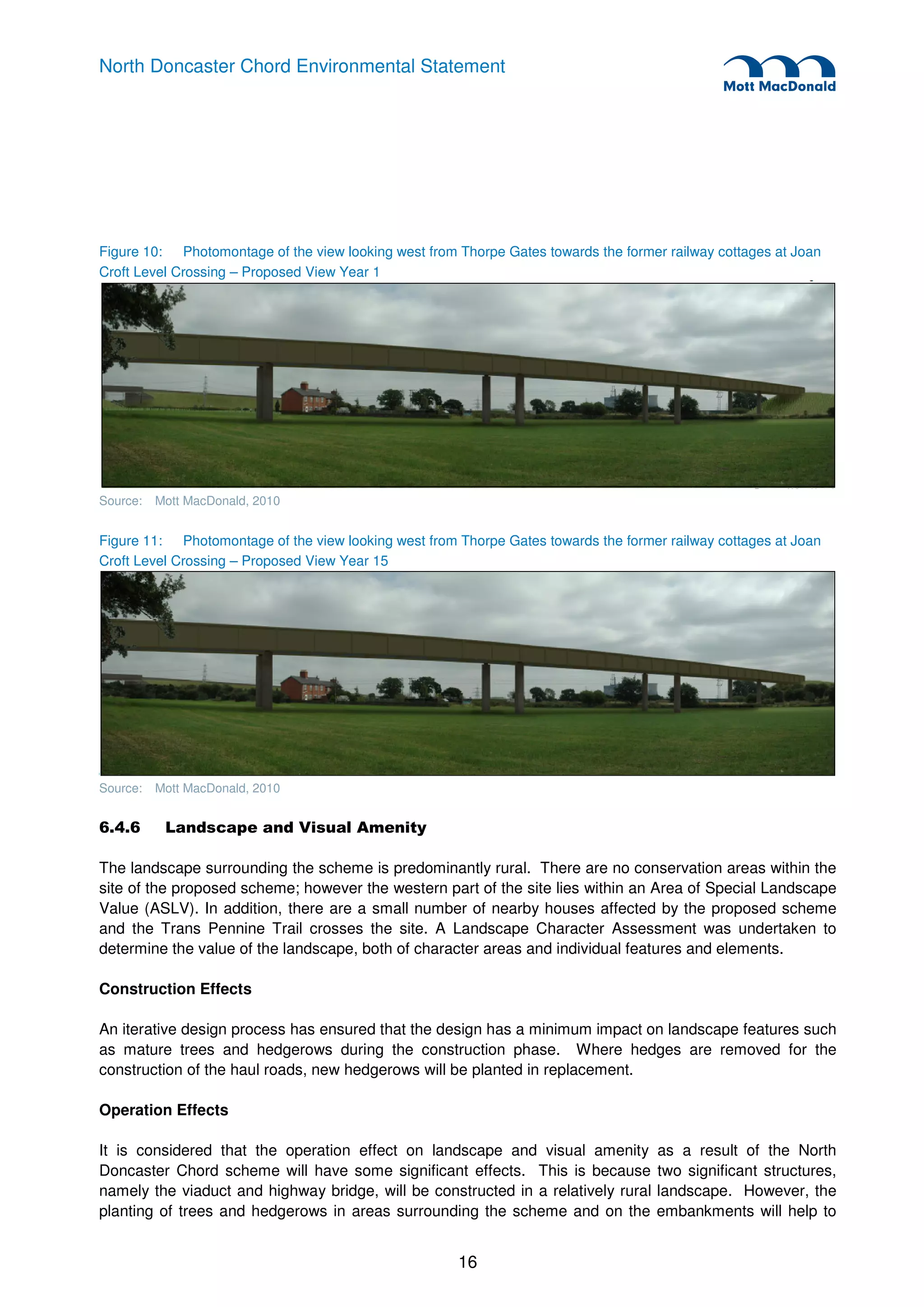 North doncaster chord environmental statement | PDF