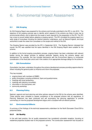 North doncaster chord environmental statement | PDF