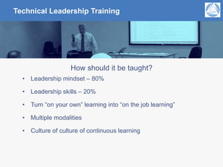 Training Technical Experts To Be Leaders | PPT