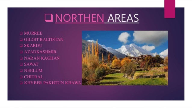 Northern areas